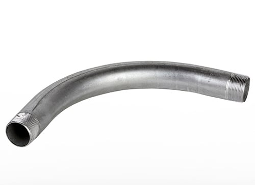 Galvanized Rigid Steel Conduit Elbow, 2-1/2 in., 90° | Agilix Solutions