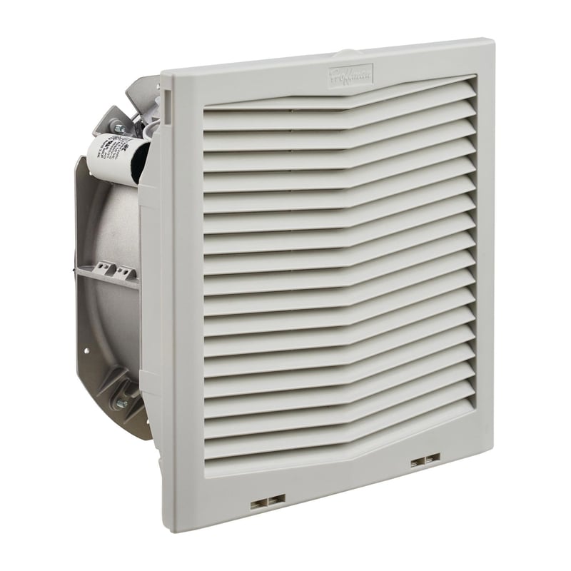 Hoffman HF1324514 MCLF Filter Fan, 24 VDC, 2.6 A, 55 W, 149 cfm, NEMA ...
