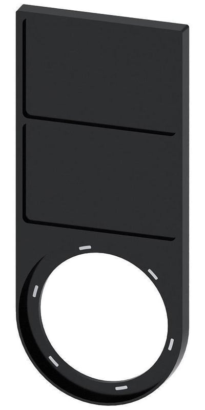 Siemens SIRIUS ACT 3SU19000BQ100AA0 Flat Self-Adhesive Label Holder, 68 ...