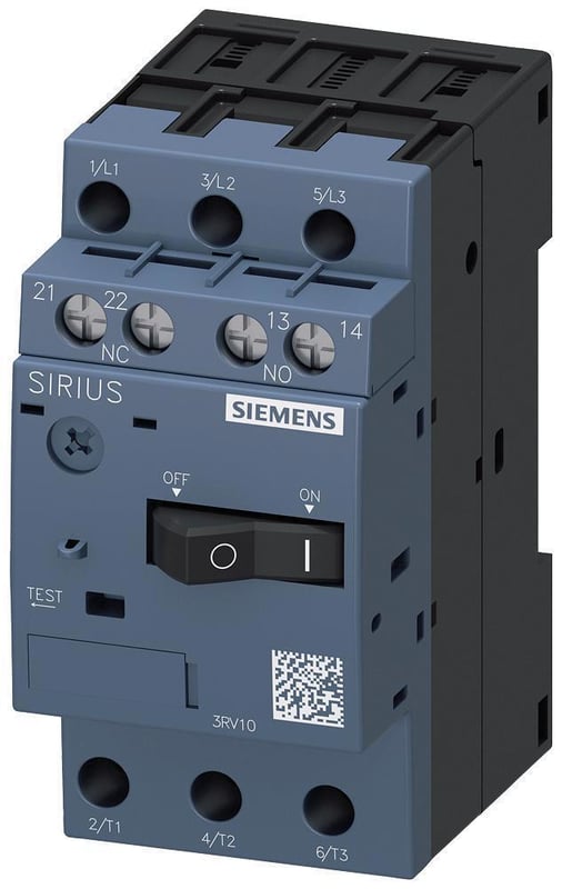 Siemens 3RV10110BA15 Type 3RV10 Motor Protection Circuit Breaker, 690 ...