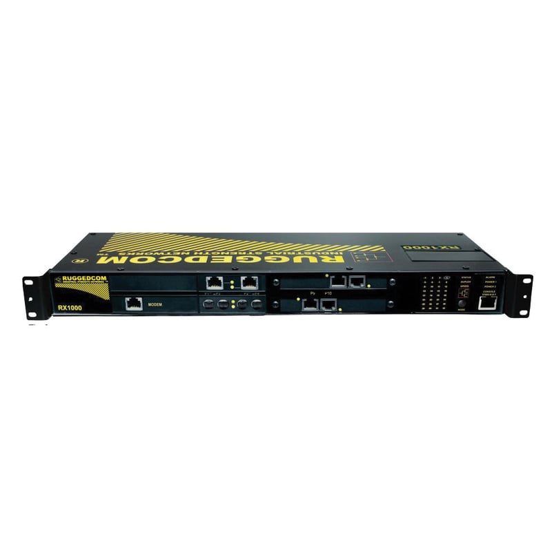 Siemens RUGGEDCOM RuggedRouter A6X30080610 RX1000 8-Port Modular ...