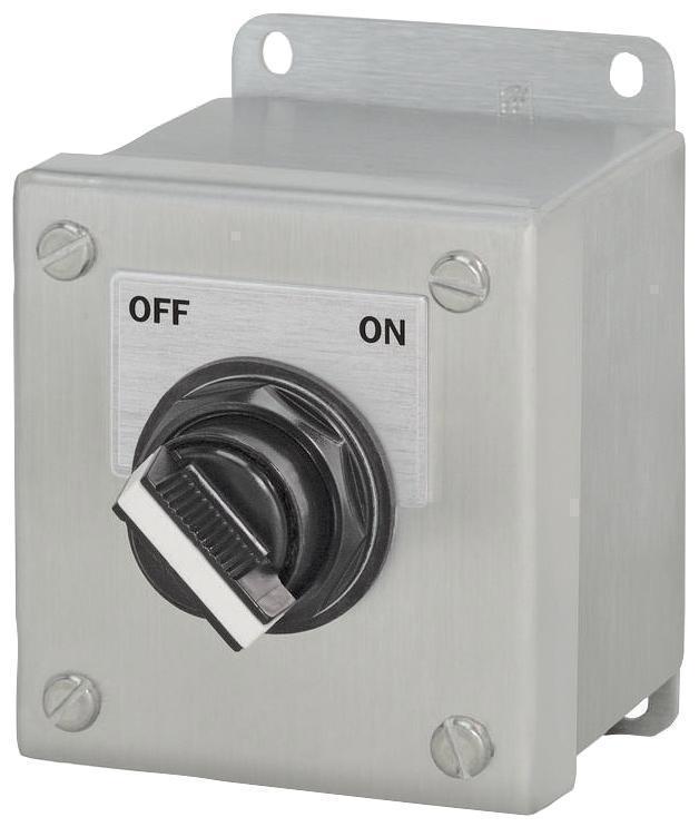 Siemens 52C159S Class 52 Heavy Duty Pushbutton Control Station, 1NC-1NO Contact, 1 Operators ...