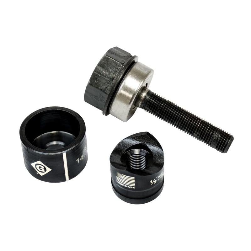 Greenlee® 71BB Round Standard Knockout Punch Unit, 7/8 in Dia, 1/2 in ...