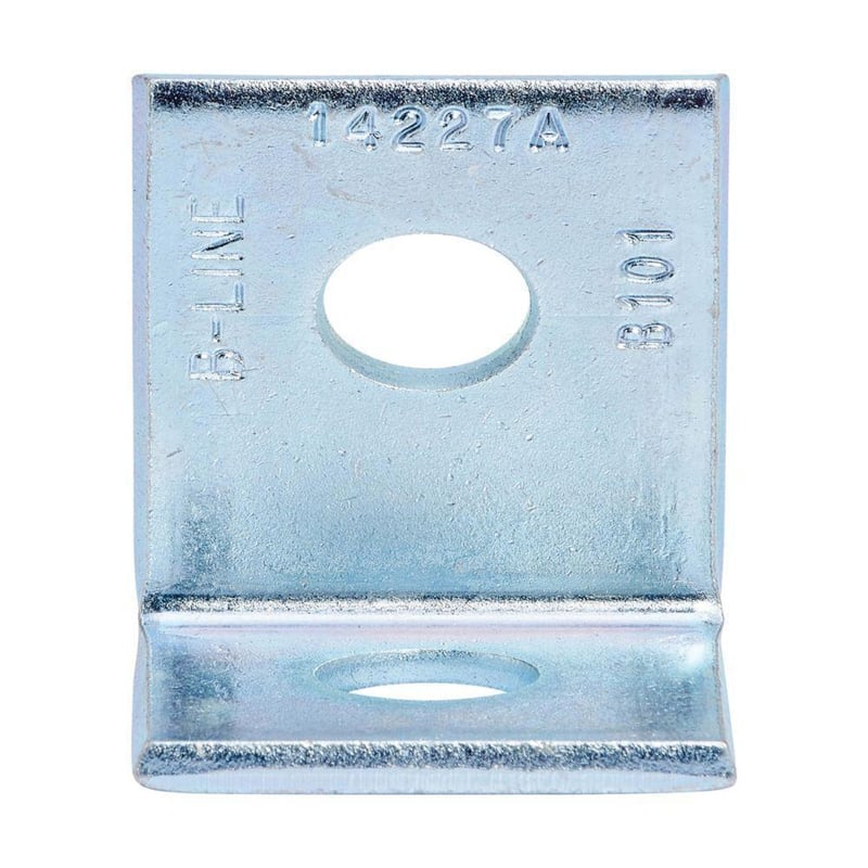 B-Line B101ZN 90 deg Corner Angle, 2 Holes, 2-5/16 in L x 1-5/8 in W, 1 ...