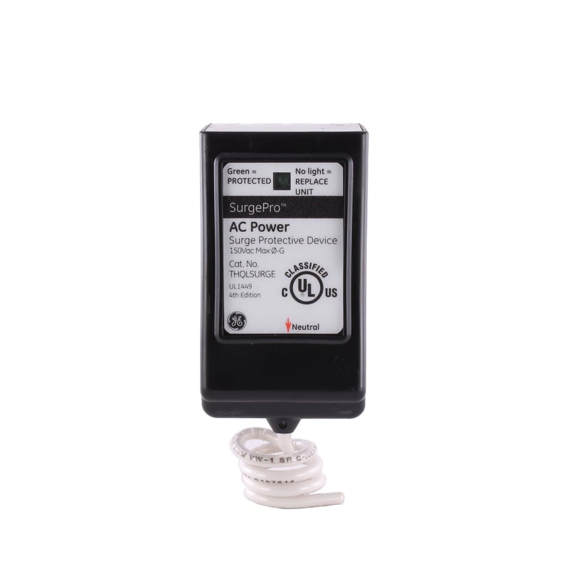GE THQLSURGE SurgePro AC Power Surge Arrestor, 120/240 VAC, 1 Phase ...