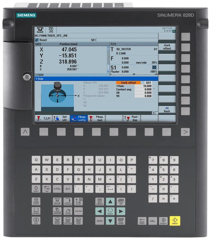 Siemens SINUMERIK 6FC53706AA300AA1 PPU260.3 Vertical Operator Panel ...