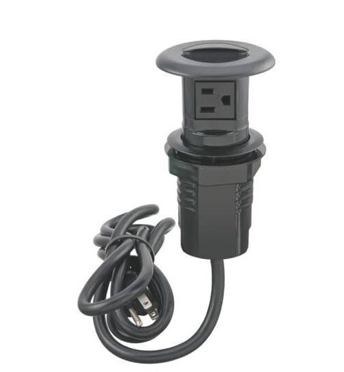Carlon® RWSR Retractable Work Surface Recessed Pull-Up Receptacle With ...