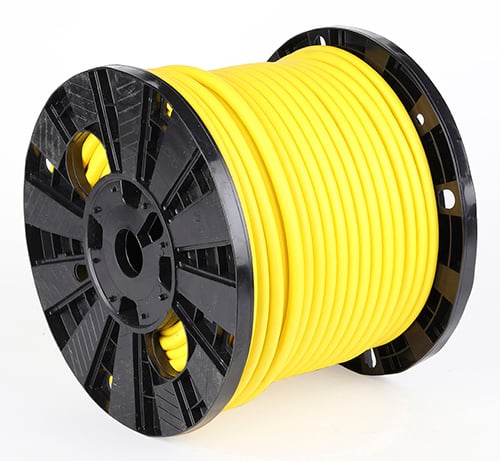 16AWG, 3 Conductor SEOOW Seoprene Portable Cord, 600V, Yellow, 1000ft ...