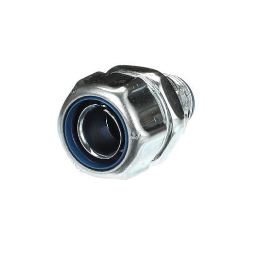 T&B® 5332 Insulated Straight Conduit Connector, 1/2 in Trade, Steel ...