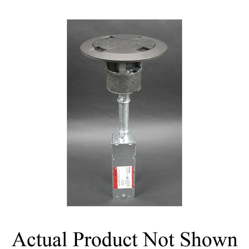 Wiremold RC7ATCBK RC Series Multi-Service Poke-Through Assembled Unit ...