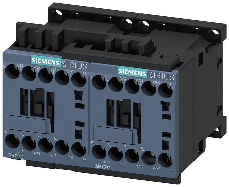 Siemens SIRIUS 3RA23188XB301AK6 3-Phase Reversing Contactor Assembly ...