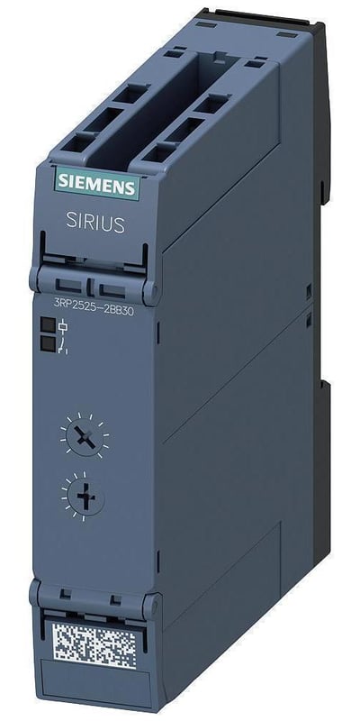 Siemens 3RP25252BB30 Electronic Time Relay, 0.05 s to 100 hr Setting ...