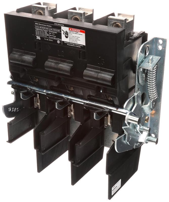 Siemens SpeedFax™ MCS620R Basic Non-Fusible Disconnect Switch, 600 VAC ...