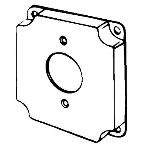 Appleton® ETP™ 8363 Raised Electrical Box Cover, 4 in L x 4 in W x 1/2 ...