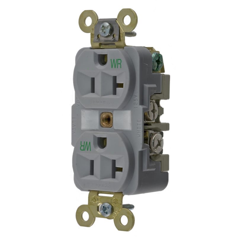 Wiring Device-Kellems Industrial Extra Heavy Duty Grounding Duplex ...