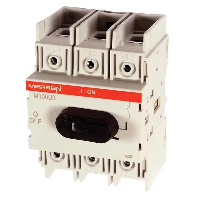 Mersen M100U3 Non-Fusible Front Operated Disconnect Switch, 600 VAC ...