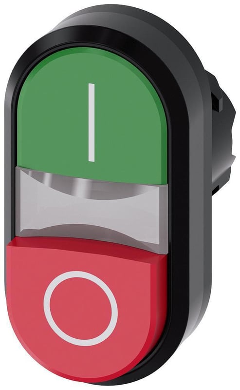 Siemens SIRIUS ACT 3SU10003BB420AK0 Round Standard Non-Illuminated Twin ...