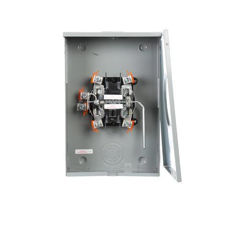 Siemens Murray RH173CR 8-Cutout 1-Position Type HQU Meter Socket, 600 ...