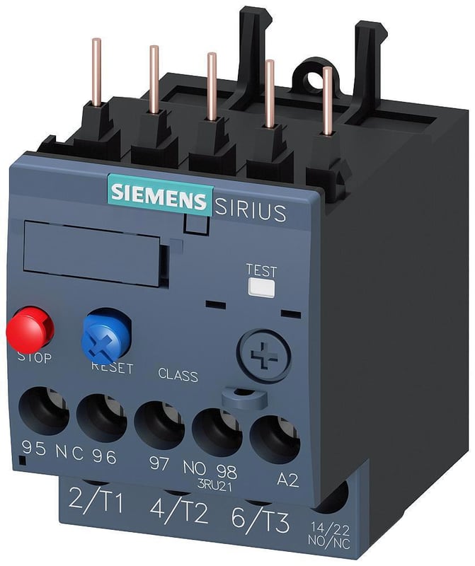 Siemens SIRIUS 3RU21161JB0 Thermal Overload Relay, 1NC-1NO Contact ...