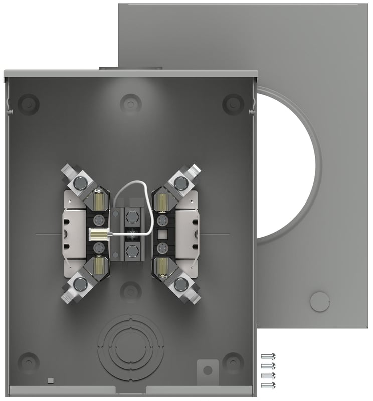 Siemens TALON UAT417-0MSP 1-Position Type UAT4 Meter Socket, 600 VAC ...