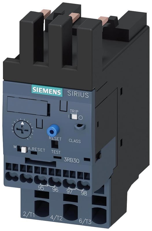 Siemens SIRIUS 3RB30262VE0 Generation 3 Solid State Overload Relay, 10 ...