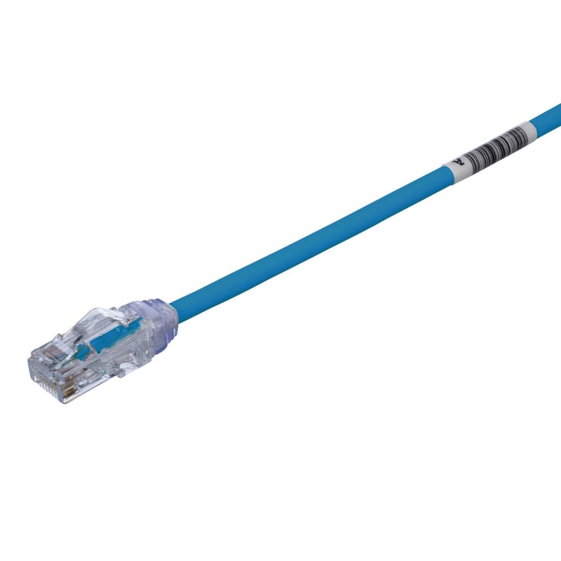 Panduit PanNet TX6A-28 UTP28X9BU UTP28X Small Diameter Patch Cord, Cat ...