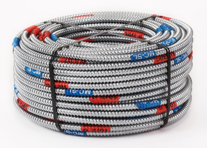 Metal Clad 12/3 Steel Jacket, All Purpose, Solid with Green Ground ...