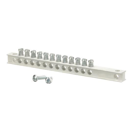 GE PowerMark Gold™ TGK12 12-Hole Equipment and Isolated Ground Bar Kit ...