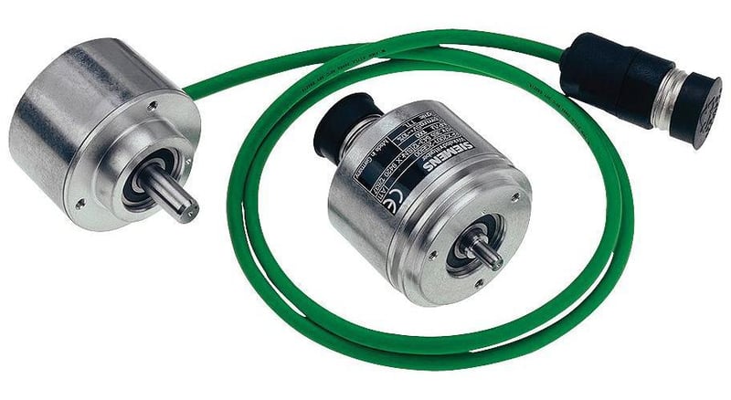 Siemens 6FX20013EB00 Rotary Incremental Encoder, 5 VDC, 150 mA, 6 mm ...