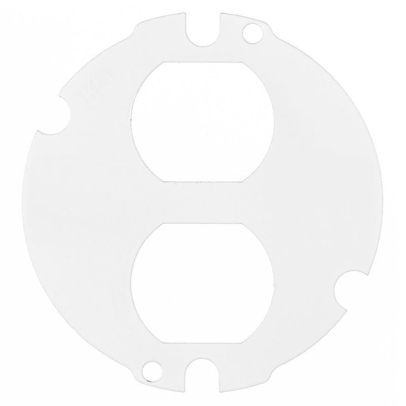 PREMISE WIRING SystemOne S1R4SPDUPLEX Standard Sub Plate With (2 ...
