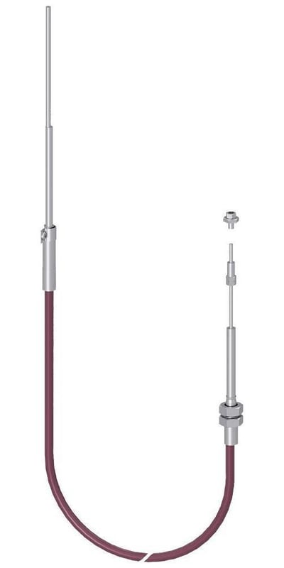 Sentron™ 3VA98770CC40 Bowden Cable, 72 in L, For Use With Max-Flex ...
