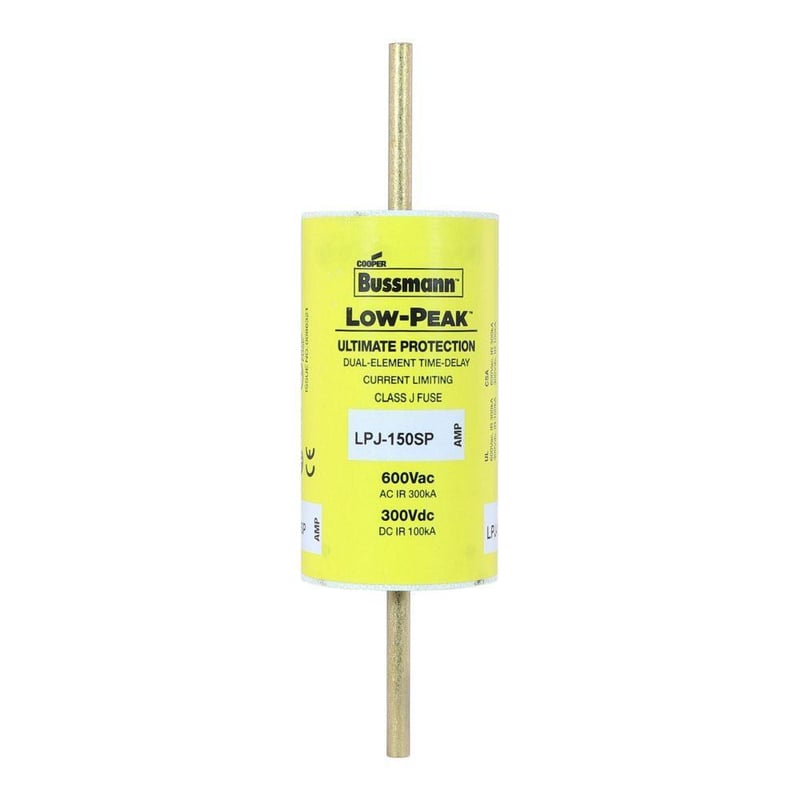 Bussmann Low-Peak™ LPJ-150SP Current Limiting Time Delay Fuse, 150 A ...