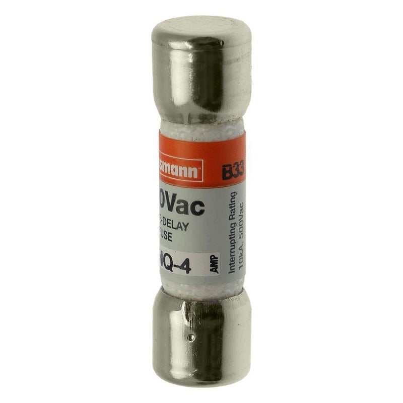 Bussmann Tron® FNQ-4 Time Delay Fuse, 4 A, 500 VAC, 10 kAIC Interrupt ...