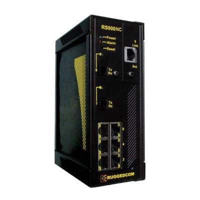 Siemens RUGGEDCOM RuggedSwitch A6X30077055 RS900NC 9-Port Fully Managed ...