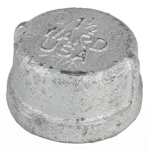 Galvanized Rigid Steel Conduit Pipe Cap, 2 in. | Agilix Solutions