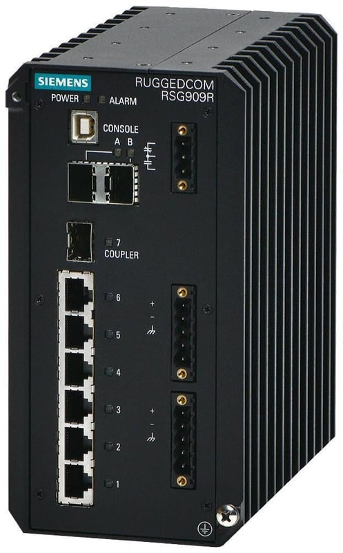 Siemens RUGGEDCOM® 6GK64980RB001CN0 RSG909R Fully Managed Industrially ...