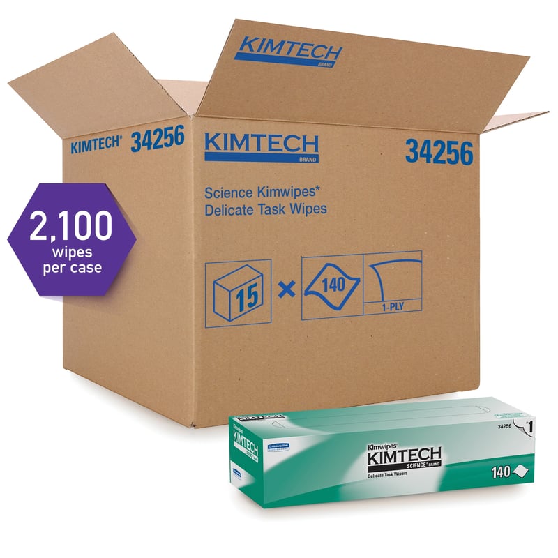Kimtech* 34256 Delicate Task Disposable Wiper, Tissue, White | Agilix ...