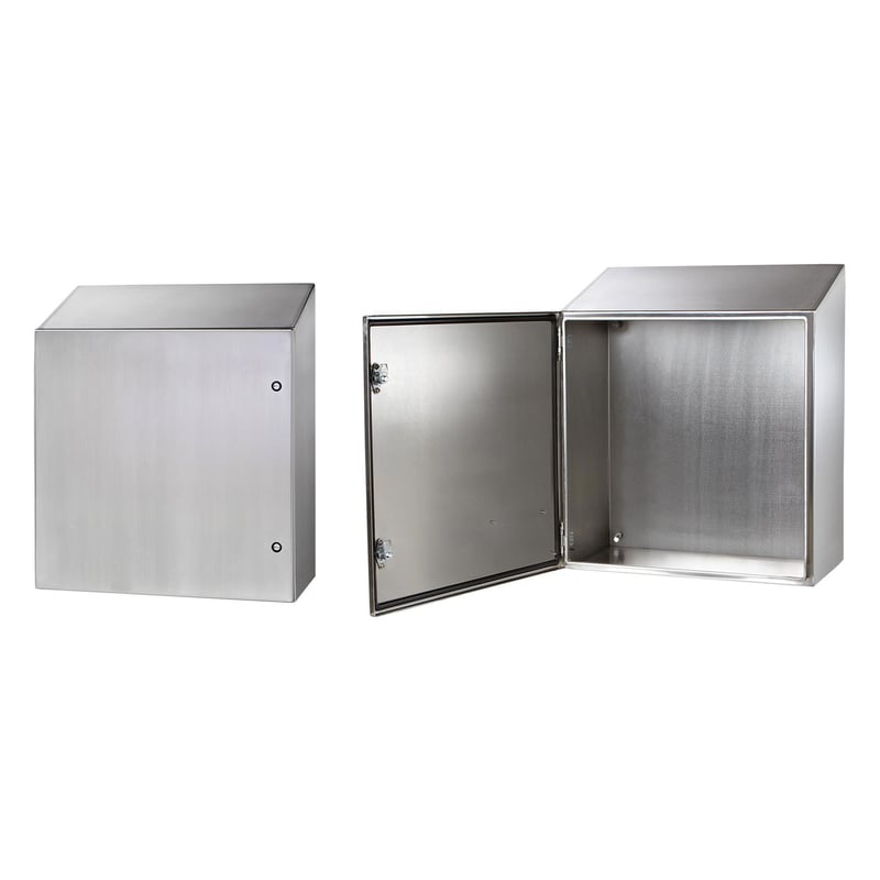 nVent HOFFMAN CONCEPT™ CSD202012SSST CWS2 1-Door Sloped Top Enclosure ...