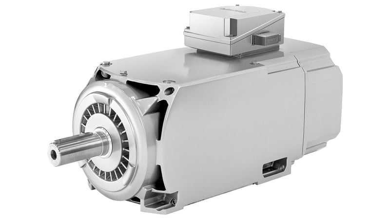 Siemens 1PH82241HF002EA2 1PH8 Compact Forced Ventilation DE to NDE ...