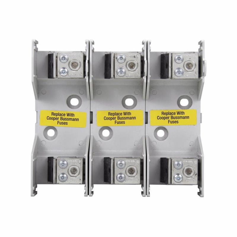 Edison JM60100-3CR JM600 Fuse Block, 600 VAC, 70 to 100 A, J Class, 14 ...