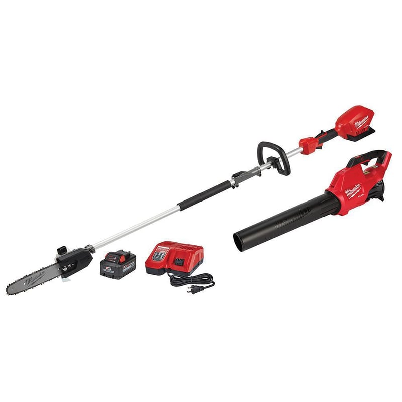 Milwaukee® 2825-21PSB M18 FUEL™ Pole Saw With Blower Kit, 18 V, 9 Ah Li ...