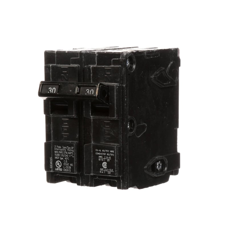 Siemens Q230 Type QPMP Low Voltage Miniature Molded Case Circuit ...