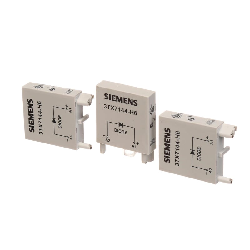 Siemens 3TX7144-H6 A Series Protection Diode, 6 to 250 VDC | Agilix ...